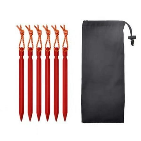 SHARKDOOK 6 Packoutdoors Tent Stakes Pegs,adjustment Suitable For Tent ...