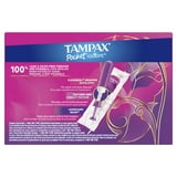 Tampax Pocket Radiant Compact Plastic Tampons, With LeakGuard Braid ...
