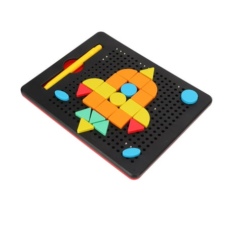 Magnetic Beads Drawing Board, Magnetic Tablet Bright Colors Hand Eye ...