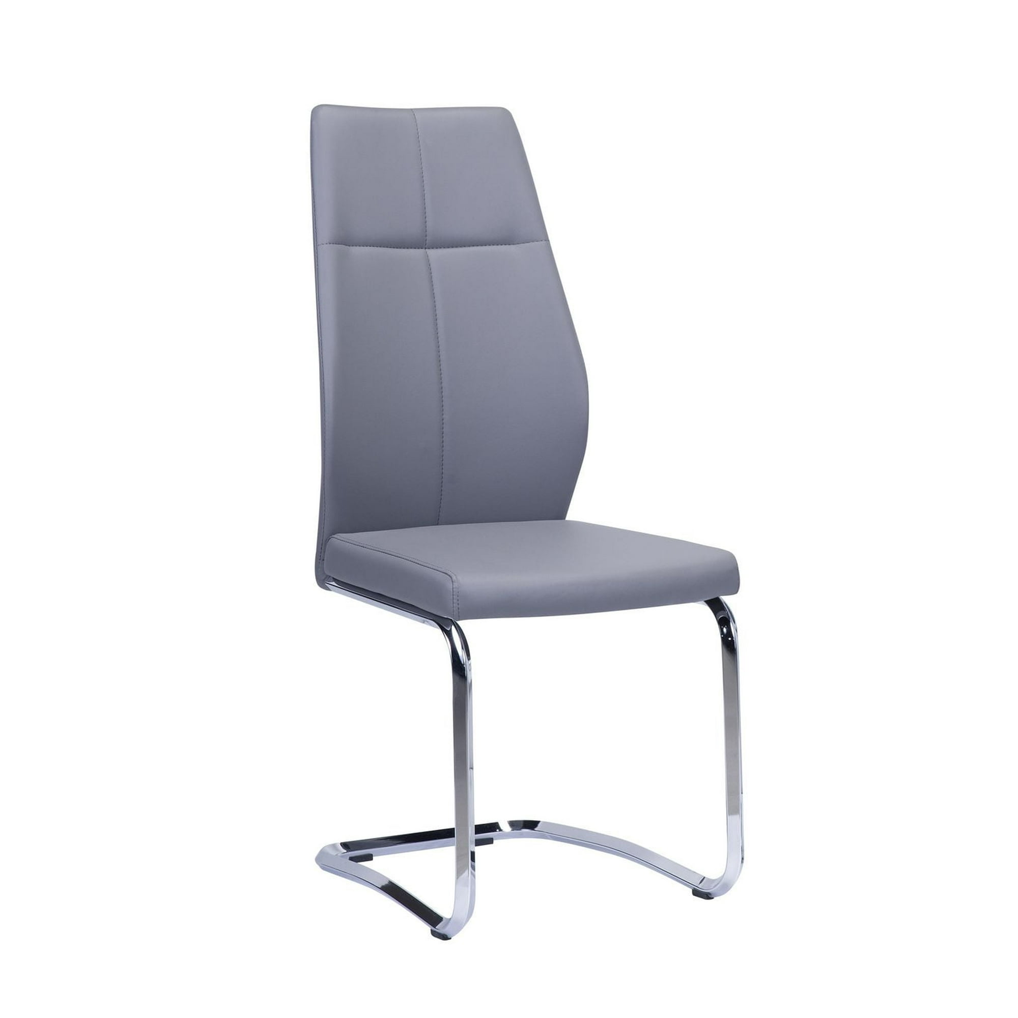 Click here for Topline Home Furnishings Grey Leather Side Chairs.... prices