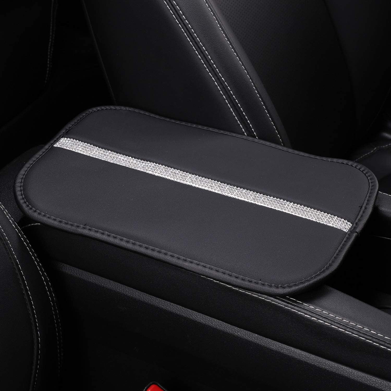 Auto Center Console Pad, Car Leather Crown Center Console Decoration ...