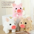 Electric Pig Plush Realistic Toy, 2026 New Interactive Crawling Piglet ...