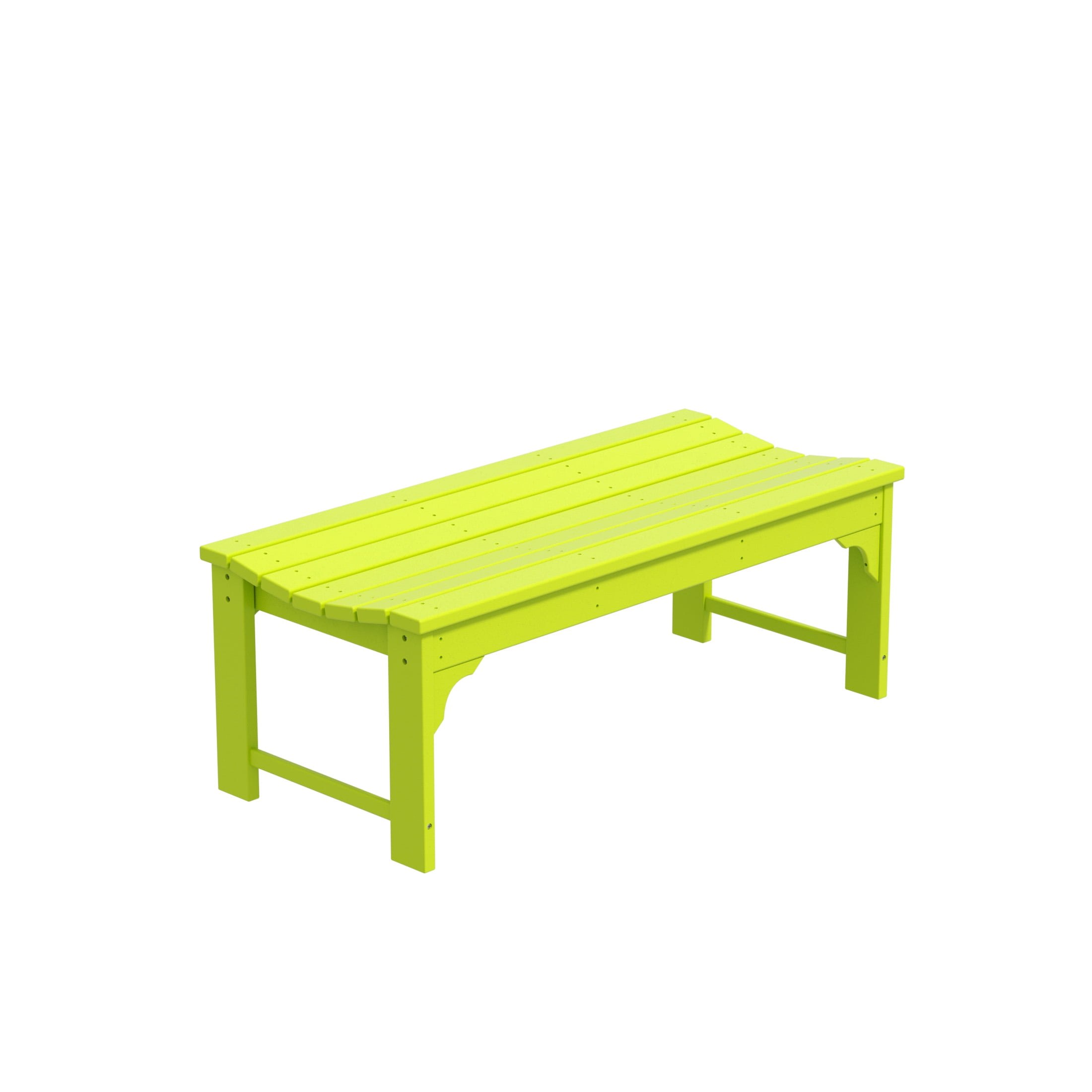 WestinTrends Malibu 48" Outdoor Bench, All Weather Resistant Poly ...