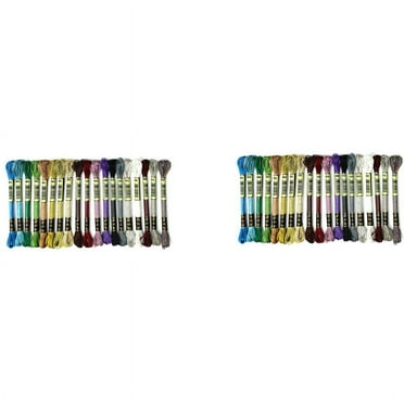 12 Packs: 36 ct. (432 total) Neon Embroidery Floss by Loops & Threads ...