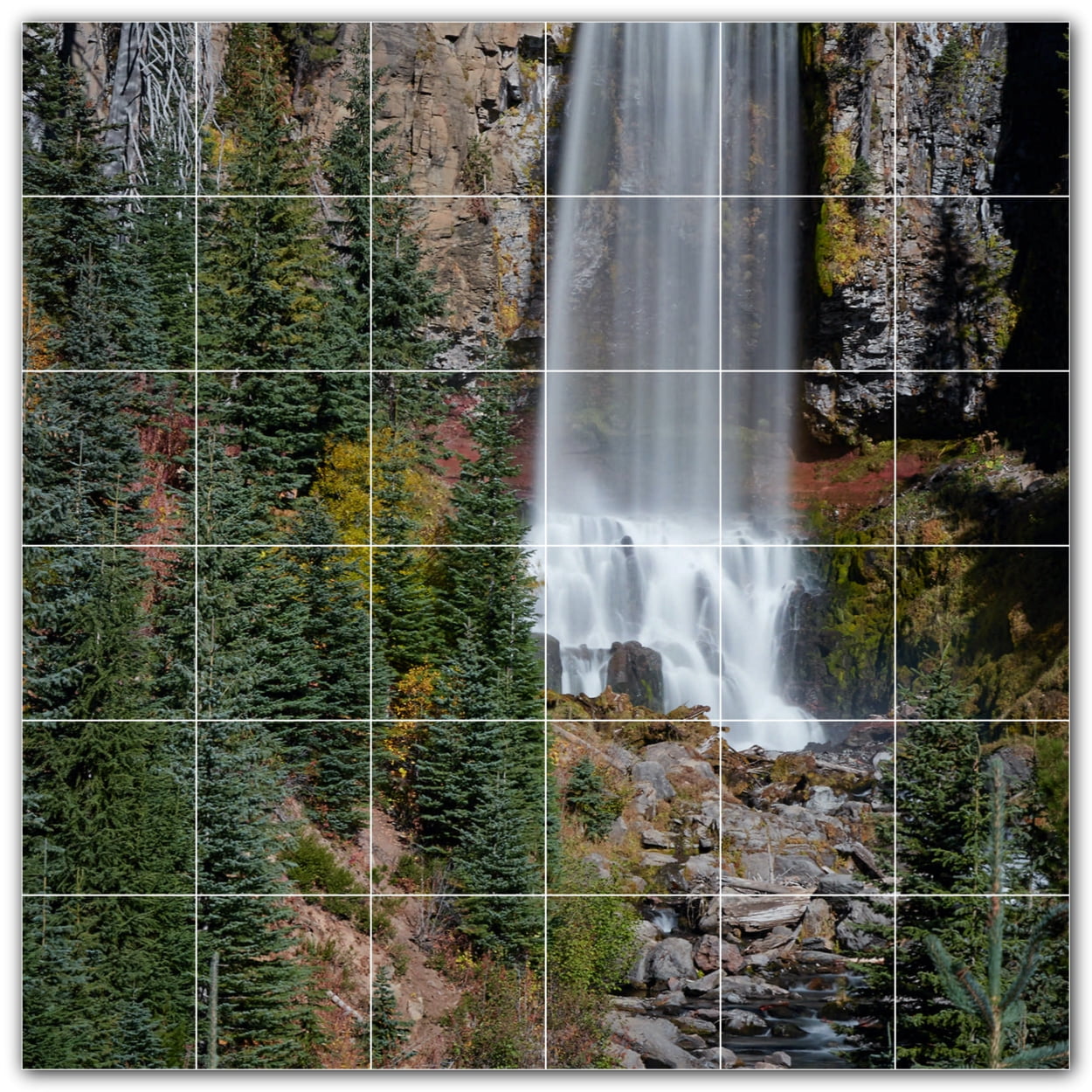 Picture-Tiles.com: Waterfalls Ceramic Tile Wall Mural WAL501118-66XL ...