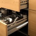 2 Pairs Drawer Slide Rollers Bottom Mount Shelves Door White - Walmart.com