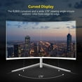 Z-EDGE U24C 24-inch Curved Monitor Full HD LED Monitor 1920x1080 75Hz ...
