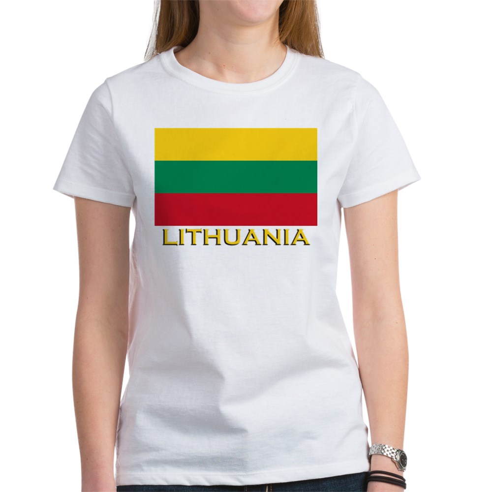 CafePress - Lithuania Flag Merchandise Women's T Shirt - Women's ...