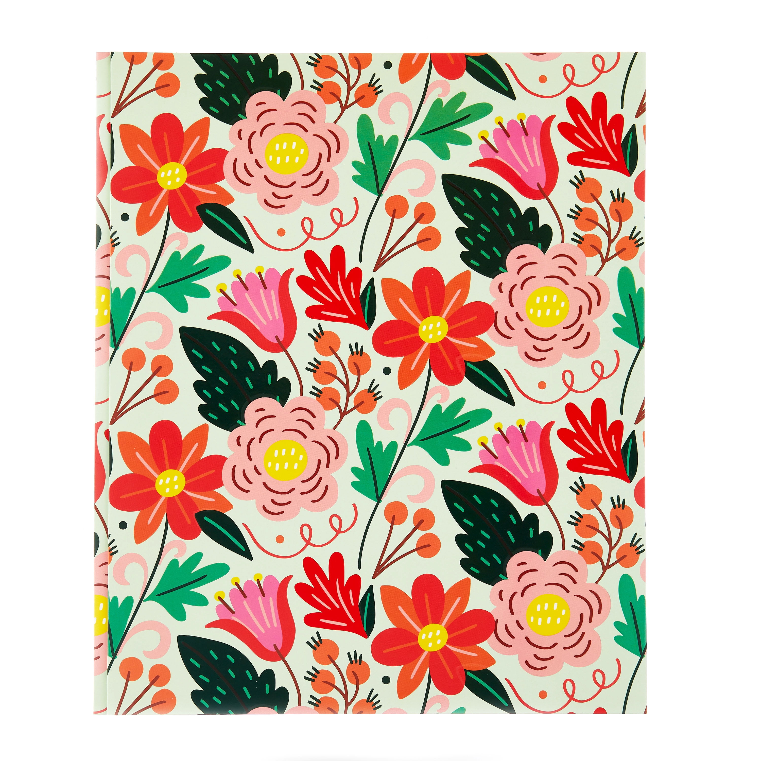 Pen+Gear Three Prong Fashion Folder, Embossed Floral Design, Letter ...