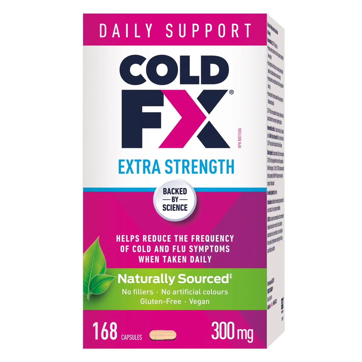 COLD-FX Cold & Flu Care Extra Strength 300 mg, 168 Capsules - Walmart.ca