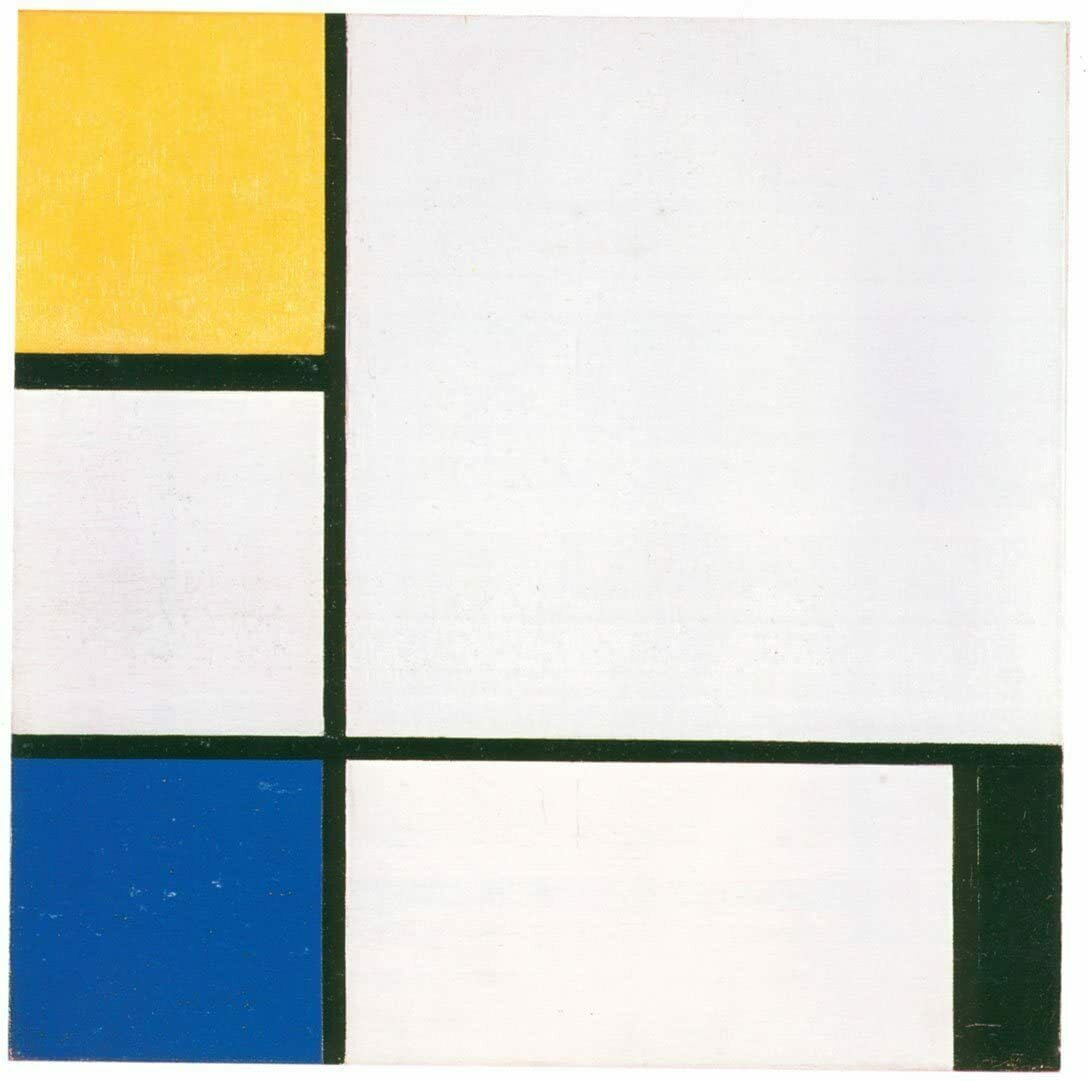 Composition In A Square - CANVAS OR FINE PRINT WALL ART - Walmart.com