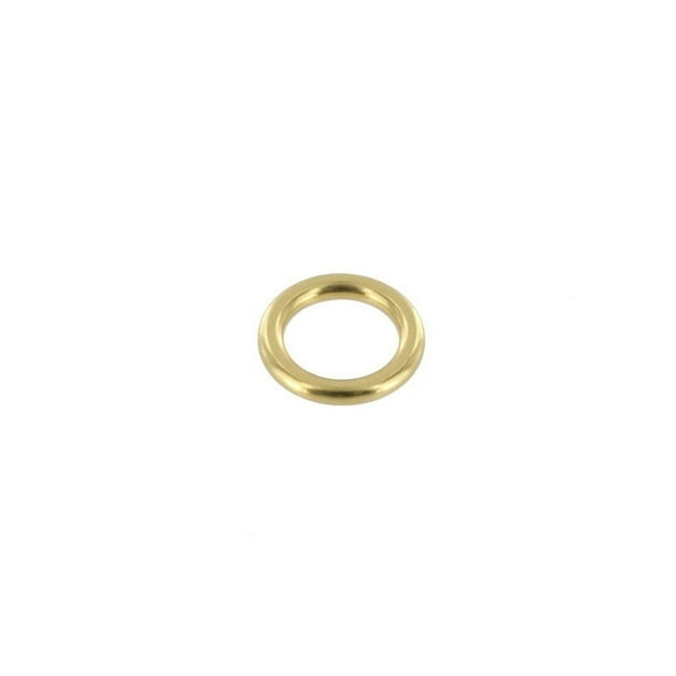 OR0 Natural Brass, Thick O-Ring, Solid Brass-LL, Multiple Sizes ...