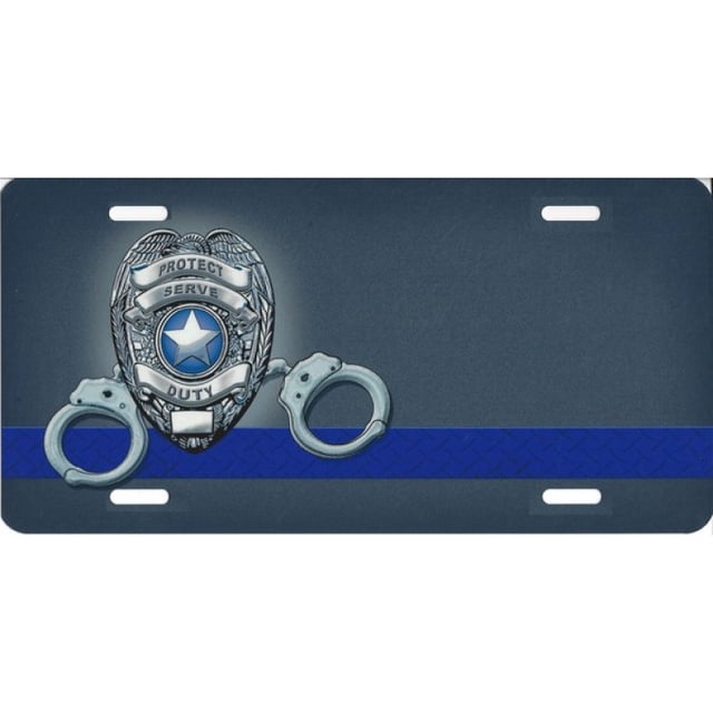 Badge de Police avec Menottes Plaque d'Immatriculation - Walmart.ca