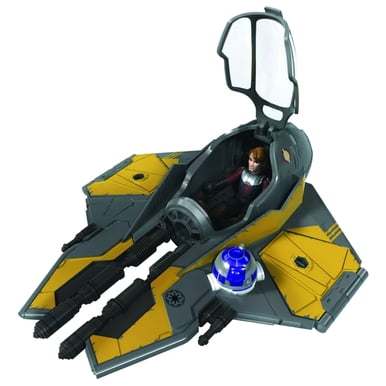 Anakin Skywalker's Jedi Starfighter with Anakin Star Wars Mission Fleet ...