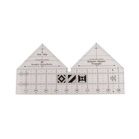 Degree Double Strip Ruler,Ruler Grids 45/60/90 Degree Quilting ...