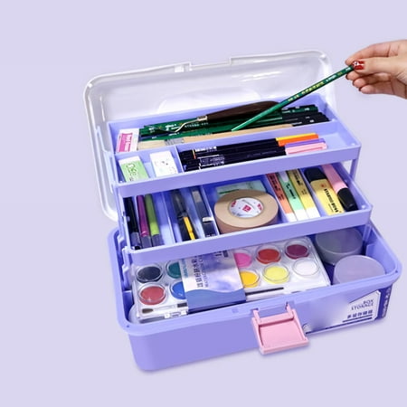 Thickened Storage Box Art Student Storage Box Thickened Large 3 Layer ...