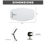 Office Shade, Office Cubicle Light Blocker, Minimize Glare and ...