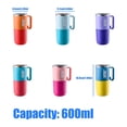 AOOOWER 600ML Stainless Steel Coffee Cup Drinking Mug For Daily ...
