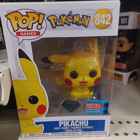 Pop Games Pokemon 3.75 Inch Action Figure Exclusive - Pikachu Diamond ...