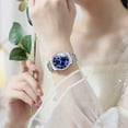 TAXAU Watches For Women With Diamond Small Blue Face Womens Watches ...