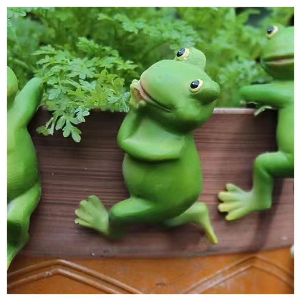 Cartoon Hanging Climbing Cylinder Frog Potted Pendant Bunny Resin ...