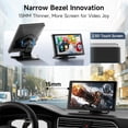 7-Inch Portable Display Stereo, & , 2. Touchscreen, BT 6.0, Dual-Band ...