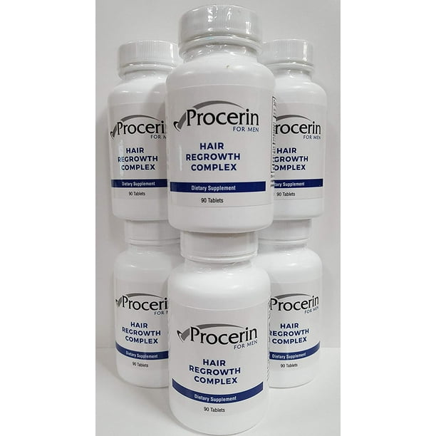 Procerin Tablets Hair Re Growth for Men, 6 - 90 tablet Bottles ...