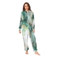 1-Pack Onesie Adult Hooded Pajamas, Soft Fleece Full Zip One Piece ...