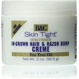 B&C Skin Tight In-Grown Hair and Razor Bump Creme Extra Strength, 2 ...