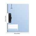 A4 Thick Plastic Clipboard Folder Durable Document Writing Board ...
