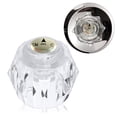 Modern Clear Acrylic Shower Handle Replacement With Offsets Hole Design ...