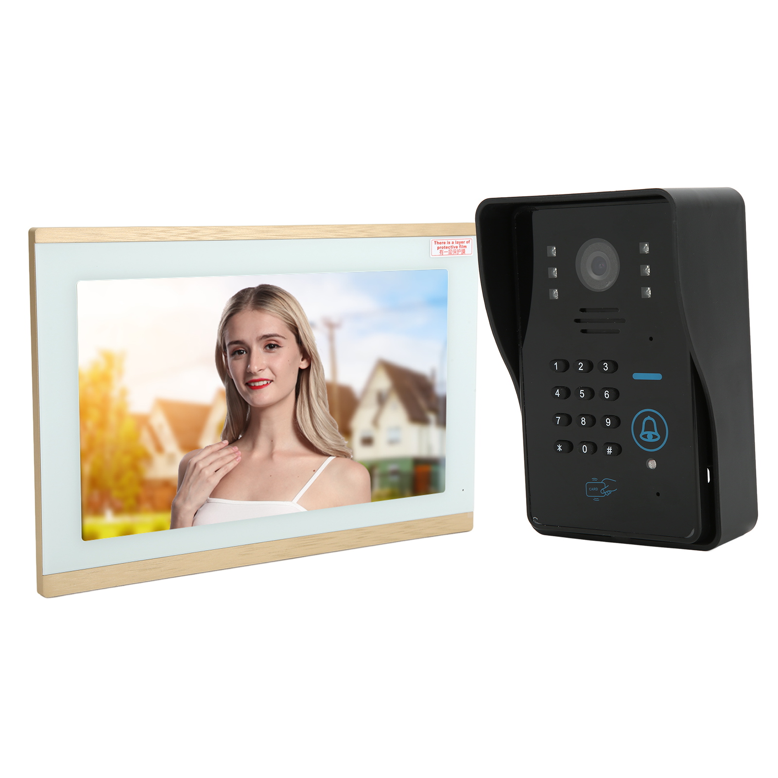 Videoportero, Videoportero WiFi, Visor de Mirilla Digital Inalámbrico ...