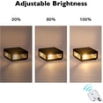 Solar Post Lights, 9.84'' Pillar Lamp Posts IP54 Waterproof Modern ...
