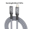 Oasiva Fast 40Gbps Data Transmission Wire Type C Extension Line Build ...