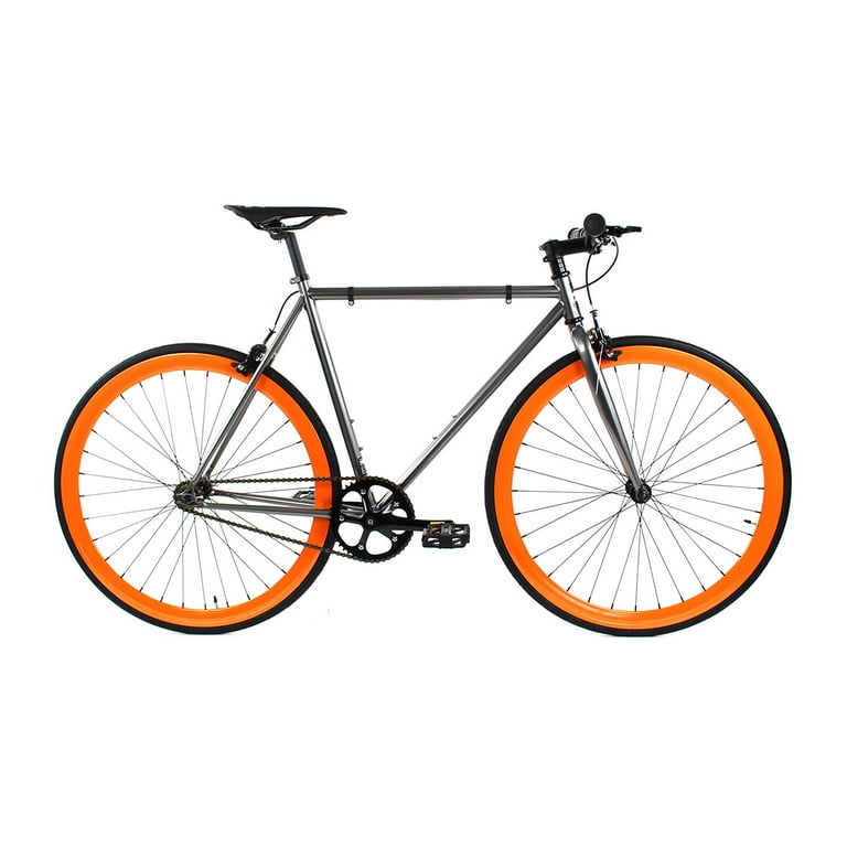 Fixie Bikes Black And Orange