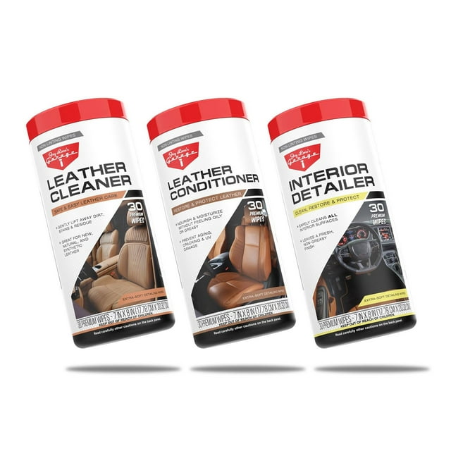 Jay Leno's Garage Complete Interior Car Care Wipes Bundle - Clean ...