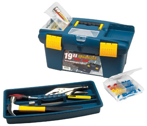 Wilmar W54019 19-Inch Plastic Tool Box - Walmart.com
