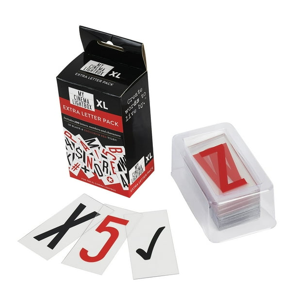 My Cinema Lightbox Extra Letter and Symbol Packs, Colour Letters ...