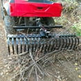 "HECASA 3 Point 5 FT Pine Straw Needle Rake, Compact Tractors/ATV/UTV ...
