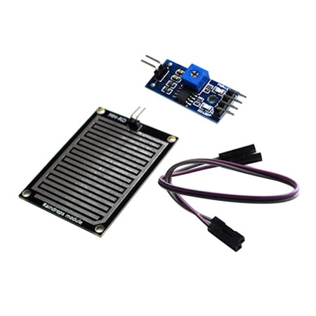 Raindrop Detection Sensor Module Humidity Rain Weather Conditions Sensitivity Monitoring Module ...