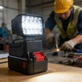 High Performances Work Lamp Work Light Bright LED with Soft Glows Technology & USB Charging ...