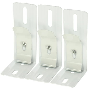 PAPADA 6 Pieces Vertical Blind Bracket White Profile Box Mounting ...