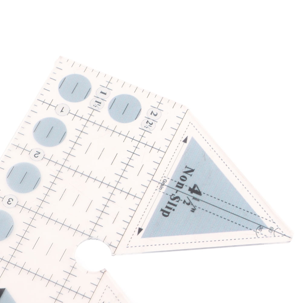 Regla de doble tira de grados, rejillas de regla de 45/60/90 grados ...