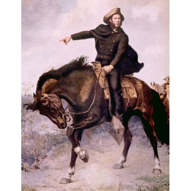 General Sam Houston At The Battle Of San Jacinto In 1936 History (18 x ...