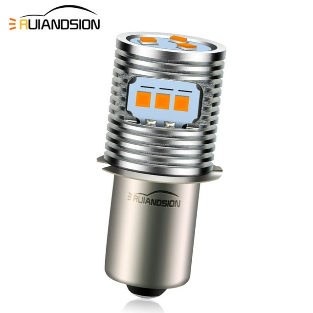 Ruiandsion P13.5S LED Flashlight Bulb 18V 19.2V 24V 7-24 Volt P13.5S ...