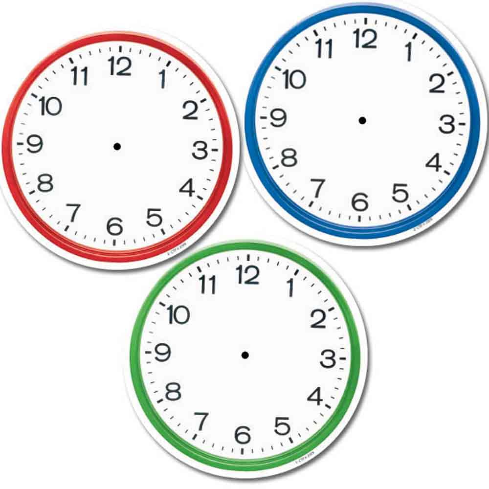 CTP6234 - Clocks 6 Designer Cut-Outs by Creative Teaching Press ...