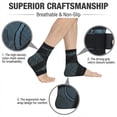 Adjustable Ankle Brace with Straps, Breathable Nylon Support for ...