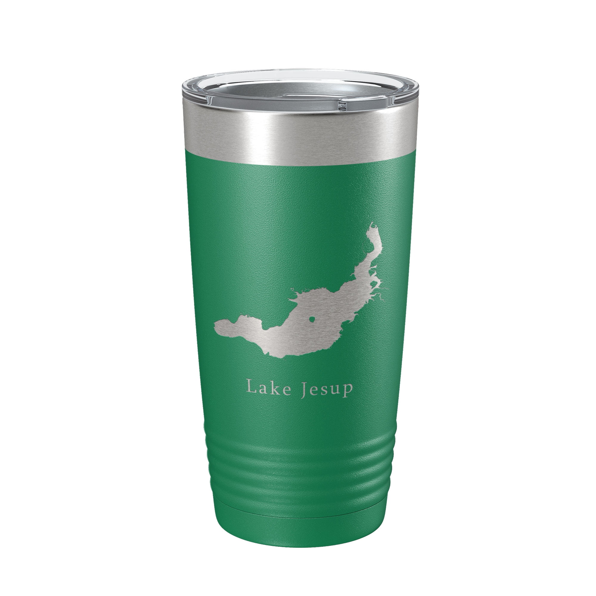 Lake Jesup Map Tumbler Travel Mug Insulated Laser Engraved Coffee Cup ...