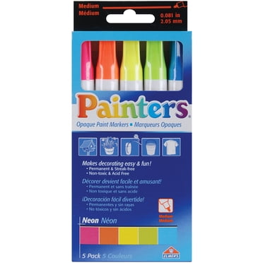Elmer's Painters Opaque Paint Markers 5-Pack Calligraphy Tip, Elmer's ...