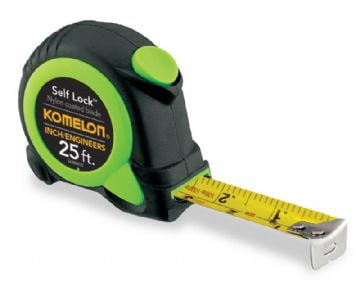 Komelon 25ft Self Lock (Inch/Engineer) Tape Measure - Walmart.com